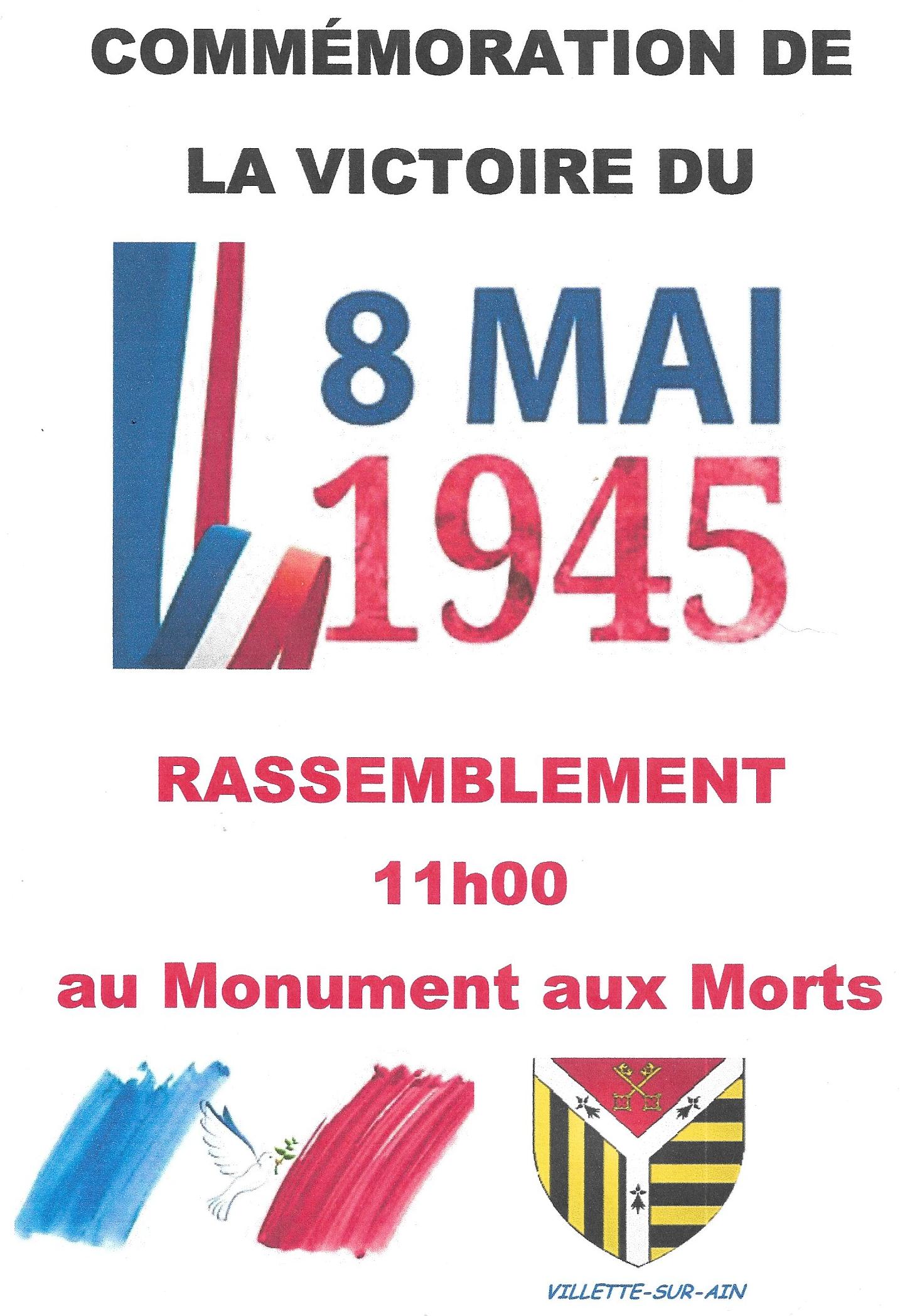 Commémoration De La Victoire Du 8 Mai 1945 Mairie De Villette Sur Ain